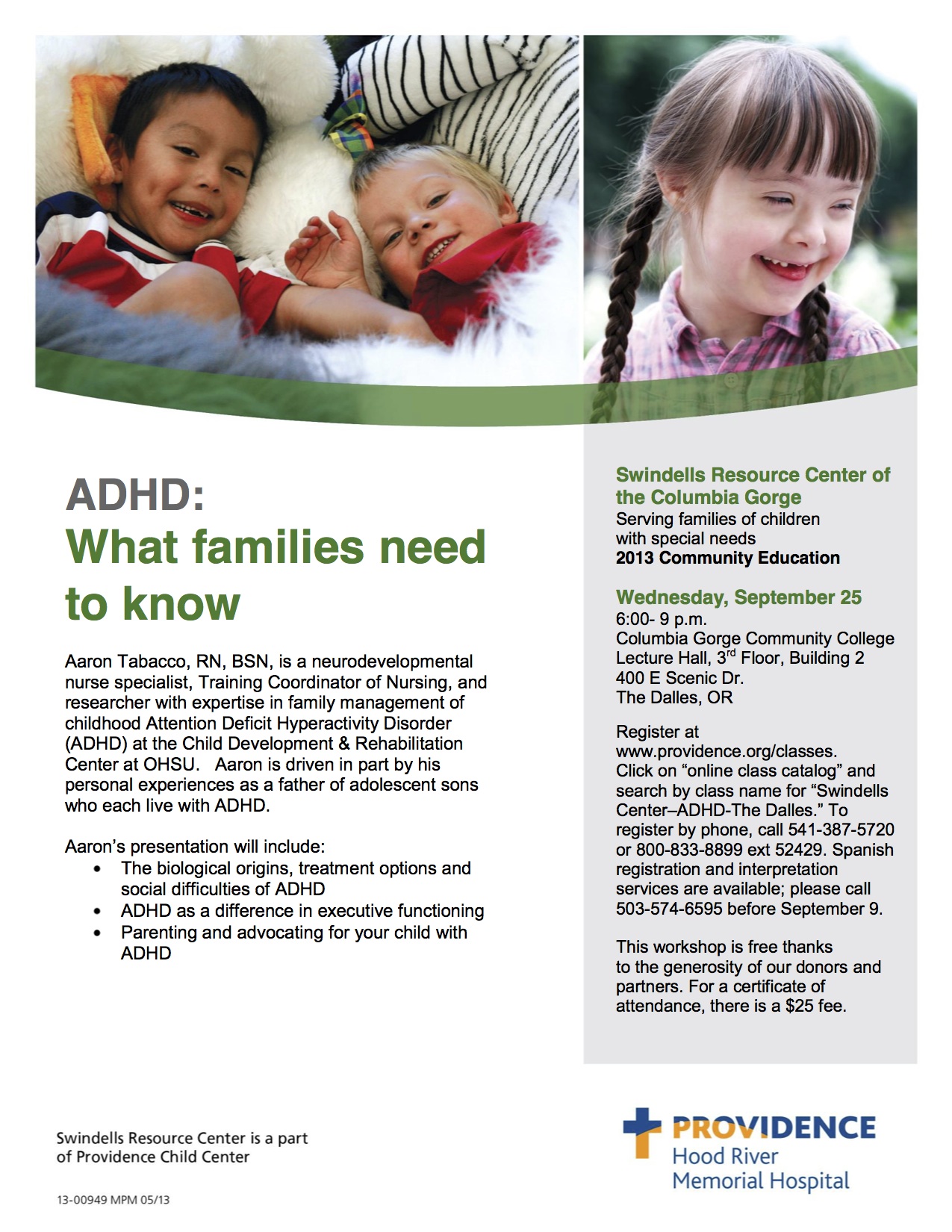 Community Event for families with attention issues / ADHD | Northwest ...